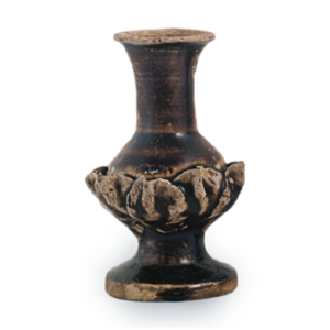 Seto ware: flower vase, iron glaze. | Ceramics Story