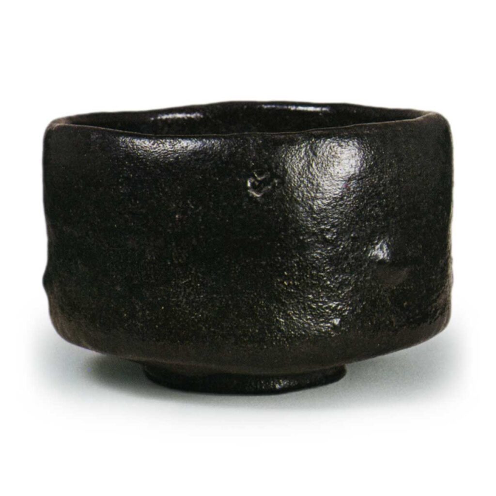 Chojiro: tea bowl, Black Raku – Ceramics Story
