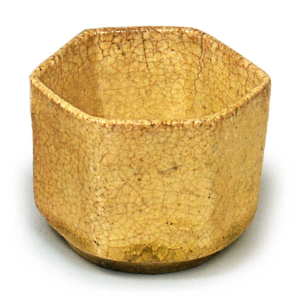 Yellow Seto hexagonal wine cups – Ceramics Story
