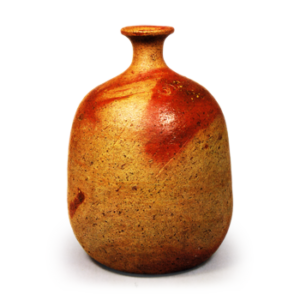 Bizen wine bottle with “fife marks” – Ceramics Story