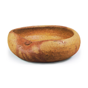 Bizen Shallow bowl with “fire marks” – Ceramics Story